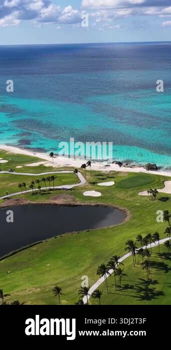 Nassau Skyline At Paradise Island In Nassau Bahamas. Beach Landscape ...