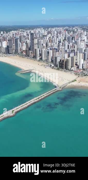Fortaleza Skyline At Fortaleza In Ceara Brazil. Coast City. Downtown ...