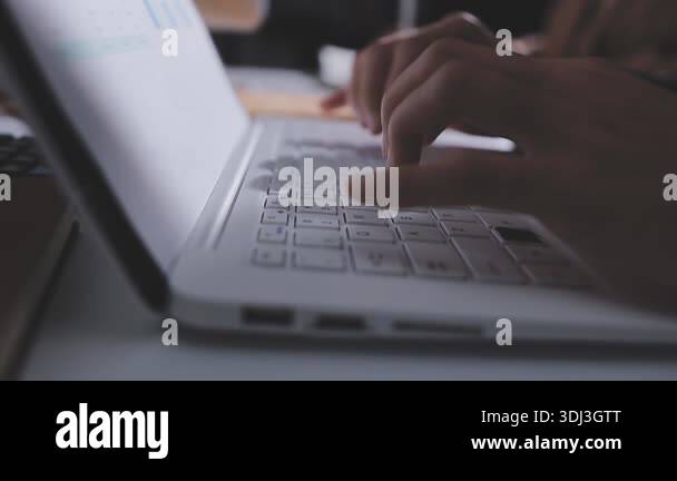 Auditor and accountant team working in office, analyze financial data ...