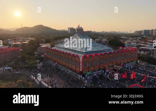 Traditional Decorations Brighten Festive Atmosphere At Kam Tin Jiao ...