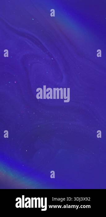 Vertical video. Ink spill. Flow wave art. Defocused blue neon green ...