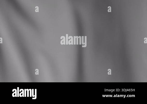 Gray flag waving animated background. Plain or monochrome colored ...