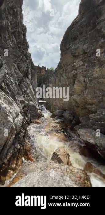 nature waterfalls cerrado of Gois Brazil ecology Stock Video Footage ...