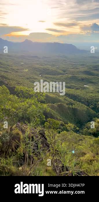 nature waterfalls cerrado of Gois Brazil ecology Stock Video Footage ...