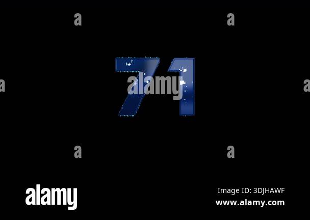 Frozen Number. Ice Number. Frozen Number with Alpha Channel ...