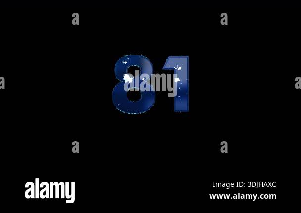 Frozen Number. Ice Number. Frozen Number with Alpha Channel ...