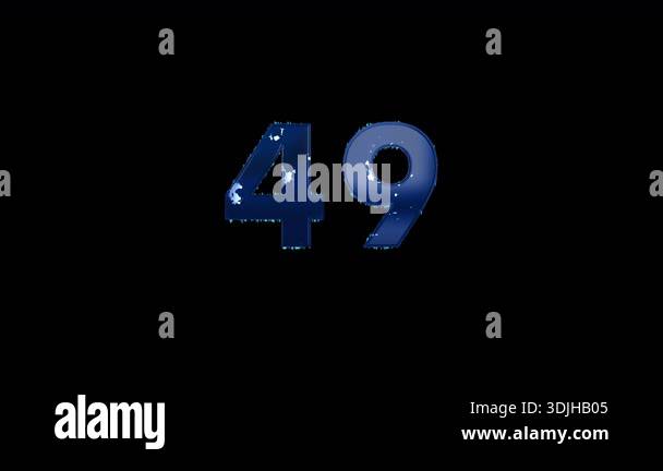 Frozen Number. Ice Number. Frozen Number with Alpha Channel ...