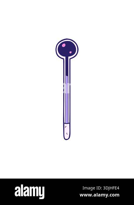 spinning motion animation of cartoom thermometer Stock Video Footage ...