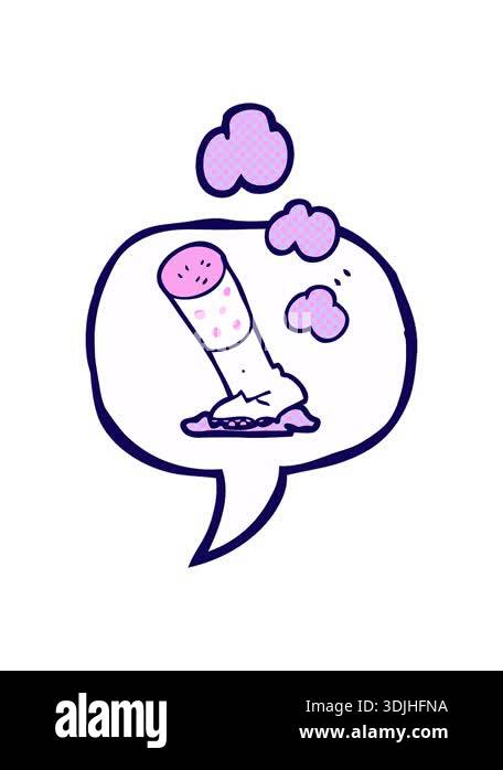 neon light effect animation of freehand drawn comic book speech bubble ...