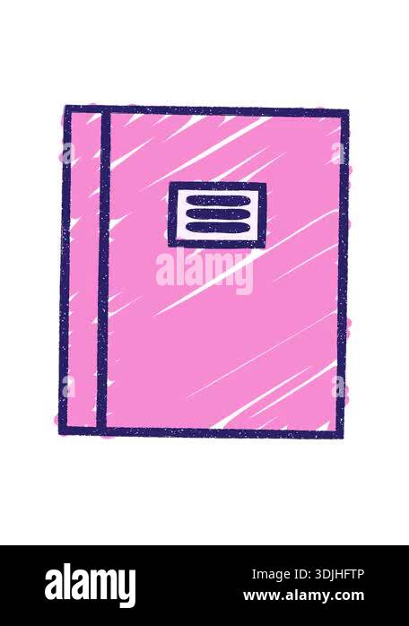 vibrating motion animation of Book Drawing Stock Video Footage - Alamy