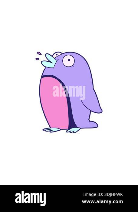 starburst effect animation of Cartoon Robin Stock Video Footage - Alamy