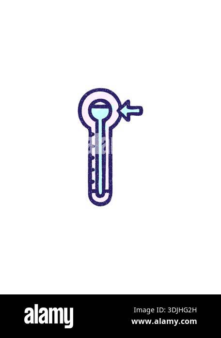 sales flash animation of Hot Temperature Chalk Drawing Stock Video ...