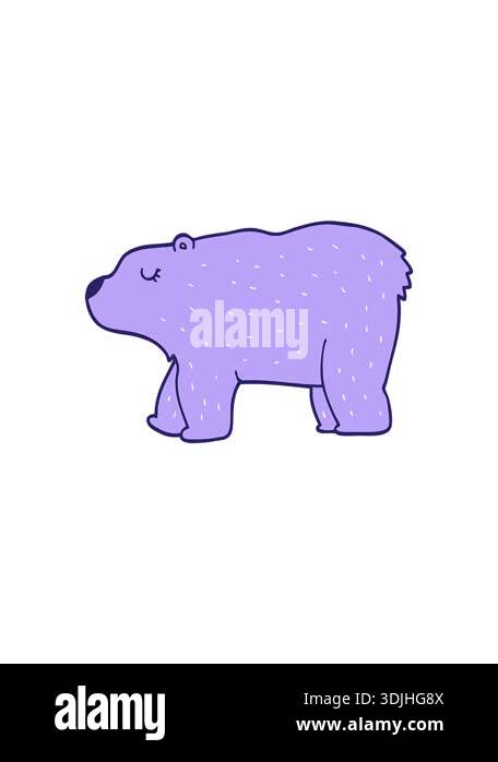 spinning motion animation of cartoon teddy bear Stock Video Footage - Alamy