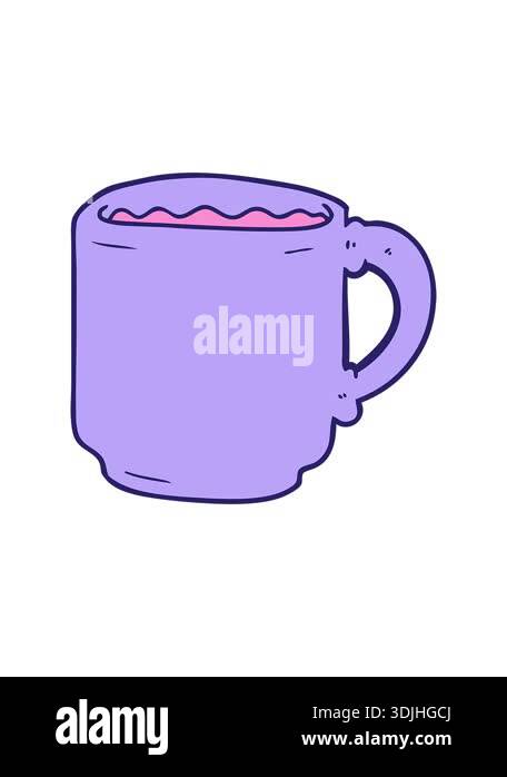 shaking motion animation of a coffee mug Stock Video Footage - Alamy