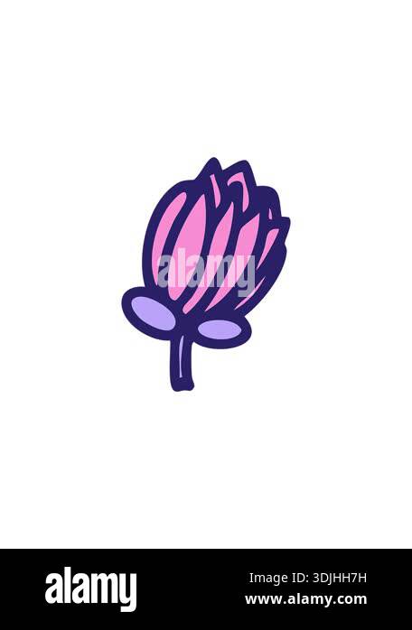 sales flash animation of brazilian carnival thrown fake flower drawing ...