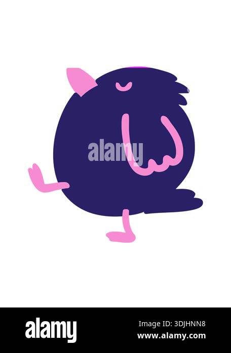 power up animation of bird walking Stock Video Footage - Alamy