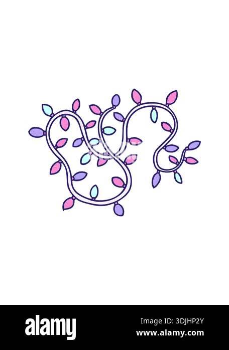 spinning motion animation of hand drawn cartoon doodle of colourful ...