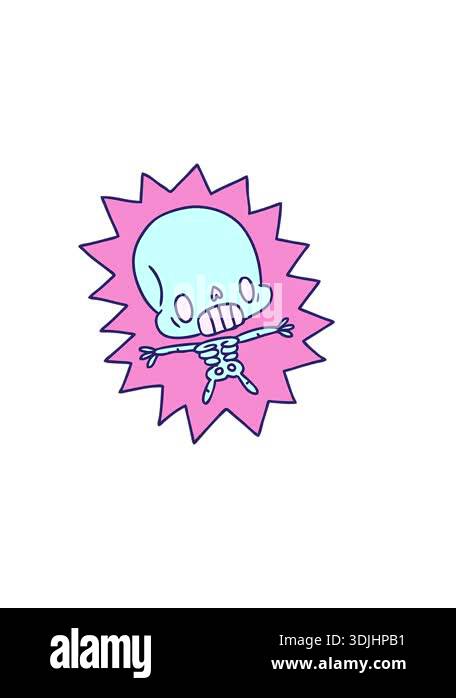 horizontally vibrating animation of cartoon illustration kawaii ...