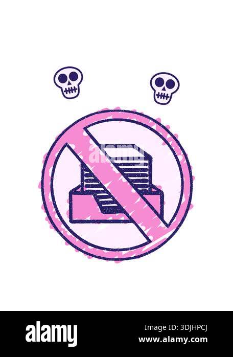 spinning skulls animation of No Paperwork Chalk Drawing Stock Video ...