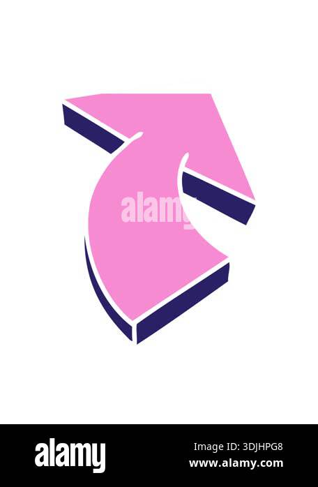 power up animation of hand drawn quirky cartoon arrow Stock Video ...