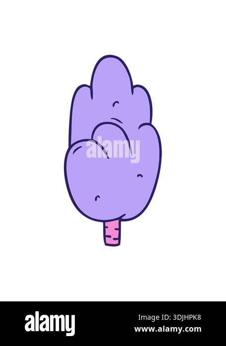 vibrating motion animation of hand drawn cartoon doodle single green ...