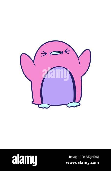 popping motion animation of drawing of a Robin Stock Video Footage - Alamy