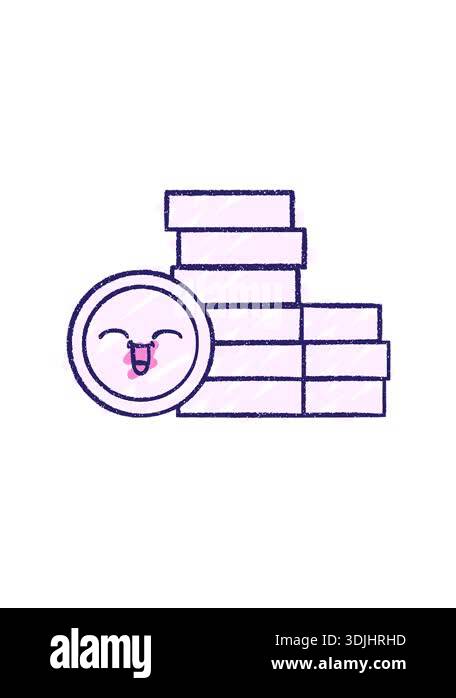 spinning motion animation of Money Drawing Stock Video Footage - Alamy