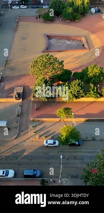 Odessa, Ukraine, August 16, 2025: Large city square between buildings ...