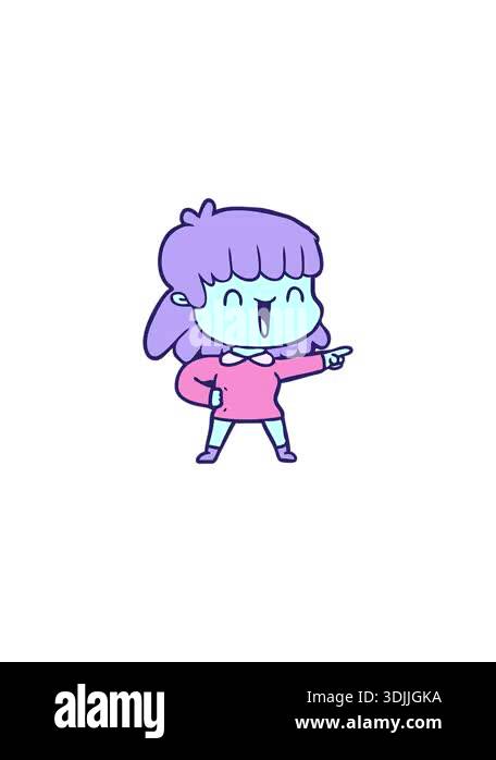 flashy sales animation of cartoon woman neon color drawing Stock Video ...