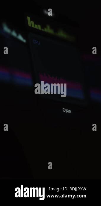 Choosing the appearance color for the computer monitoring interface ...