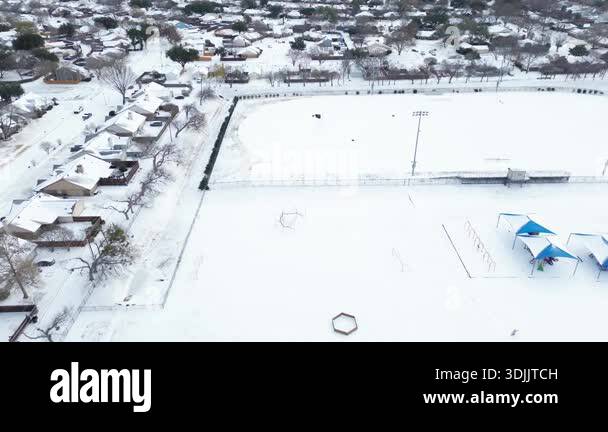 Football track field near Mockingbird Elementary complex, residential ...