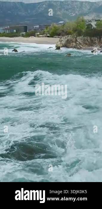 Dark tones and rough water Stock Video Footage - Alamy