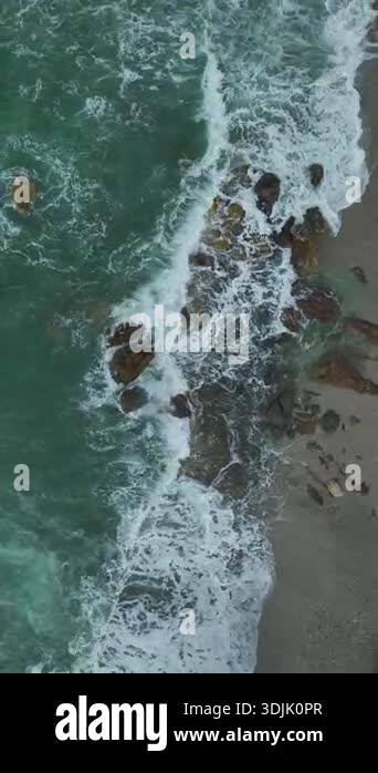 Ocean texture with storm energy Stock Video Footage - Alamy