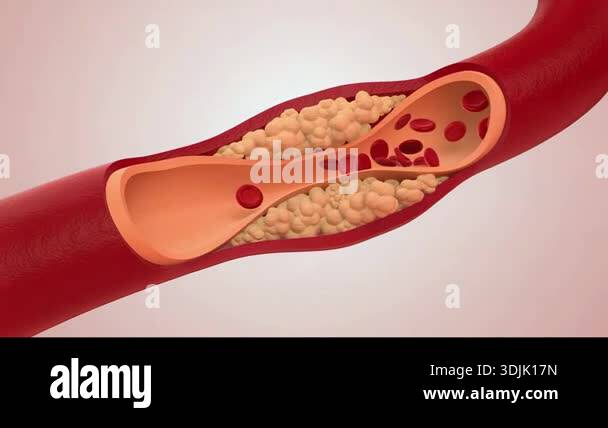 Cardiology animation atherosclerosis coronary artery Stock Videos ...