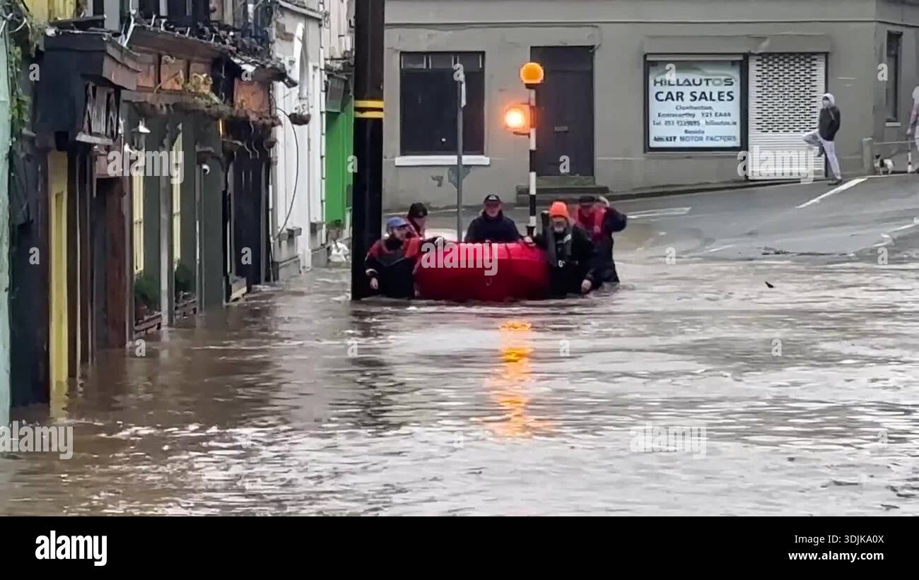 Locals rescued by boat as Storm Chandra causes severe floods in ...