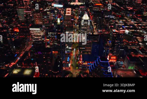 Austin, USA, 21 November 2025: Glamorous panorama of downtown Austin ...