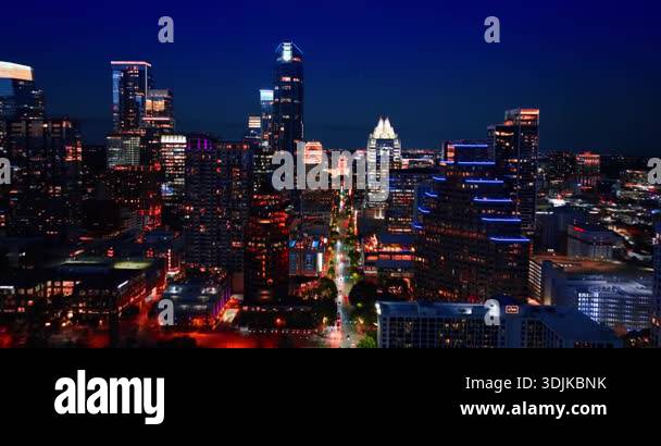 Austin, USA, 21 November 2025: Gorgeous skyscrapers of downtown Austin ...