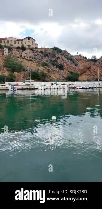 LIMENARIA, THASOS, GREECE - DECEMBER 27, 2025: Amazing Panorama of town ...