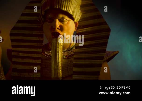 Pharaoh of Egypt The man in the suit Ancient Egyptian pharaoh Stock ...