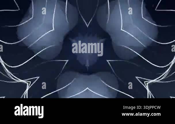 Abstract dark blue background with light blue shapes and white lines ...