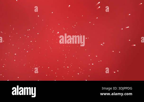 Red background with white particles and glowing lights effect Stock ...