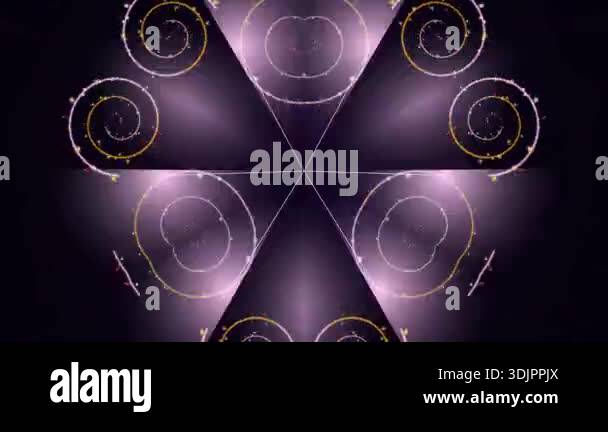 Abstract futuristic digital background with vibrant neon lights and ...