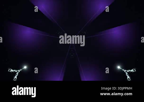 Glowing constellation forming a stylized star shape with bright dots ...