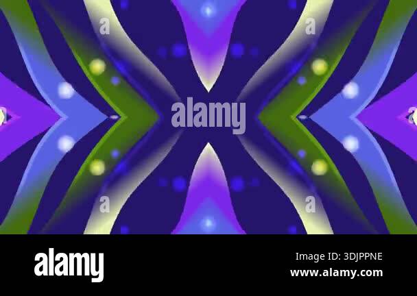 Abstract digital art featuring vibrant colors and symmetrical patterns ...