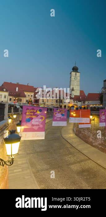 Sibiu, Romania - October 21, 2024: View to the Small square from the ...