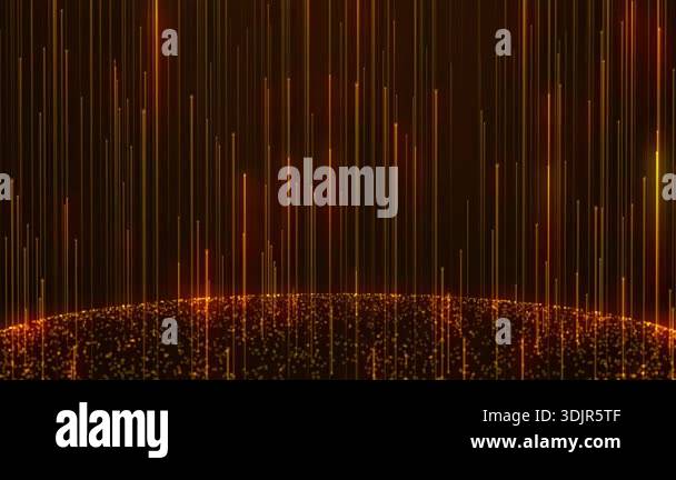 Luxury Glitter Gold Particles Background Seamless Loop Animation Stock ...