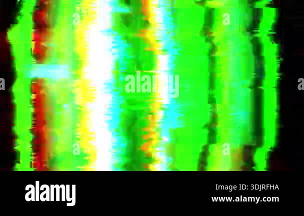 Glitch art style that uses digital or analog errors to create aesthetic ...