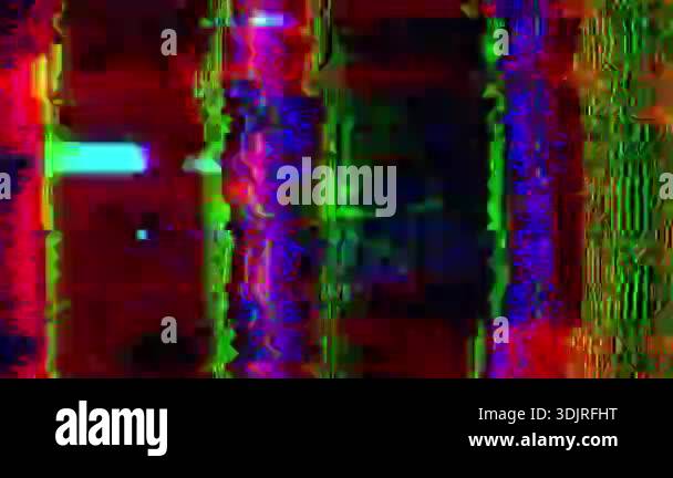 Glitch art style that uses digital or analog errors to create aesthetic ...