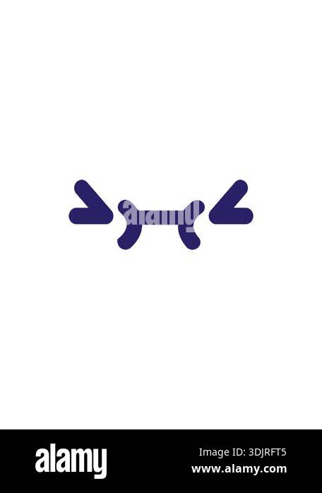 sales flash animation of overwhelmed face icon Stock Video Footage - Alamy