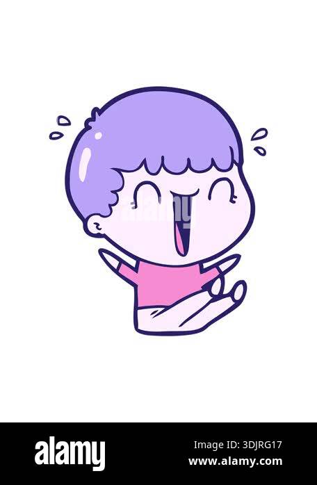 bob and pause animation of cartoon man Stock Video Footage - Alamy